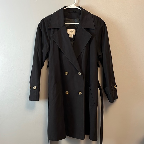 Jacqueline Ferrar | Jackets & Coats | Jacqueline Ferrar Black Trench ...